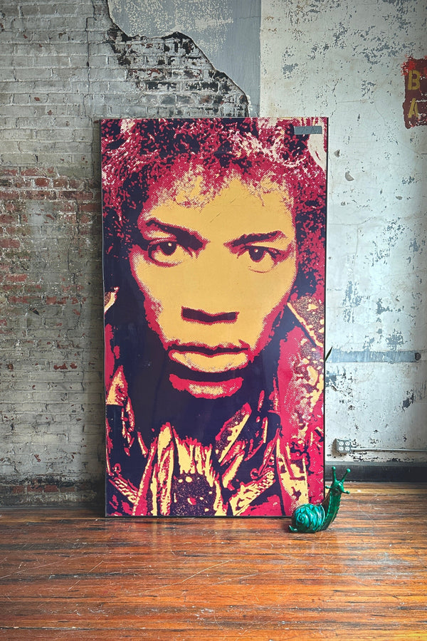 Jimi Hendrix Art Exhibition Display – Vintage Source
